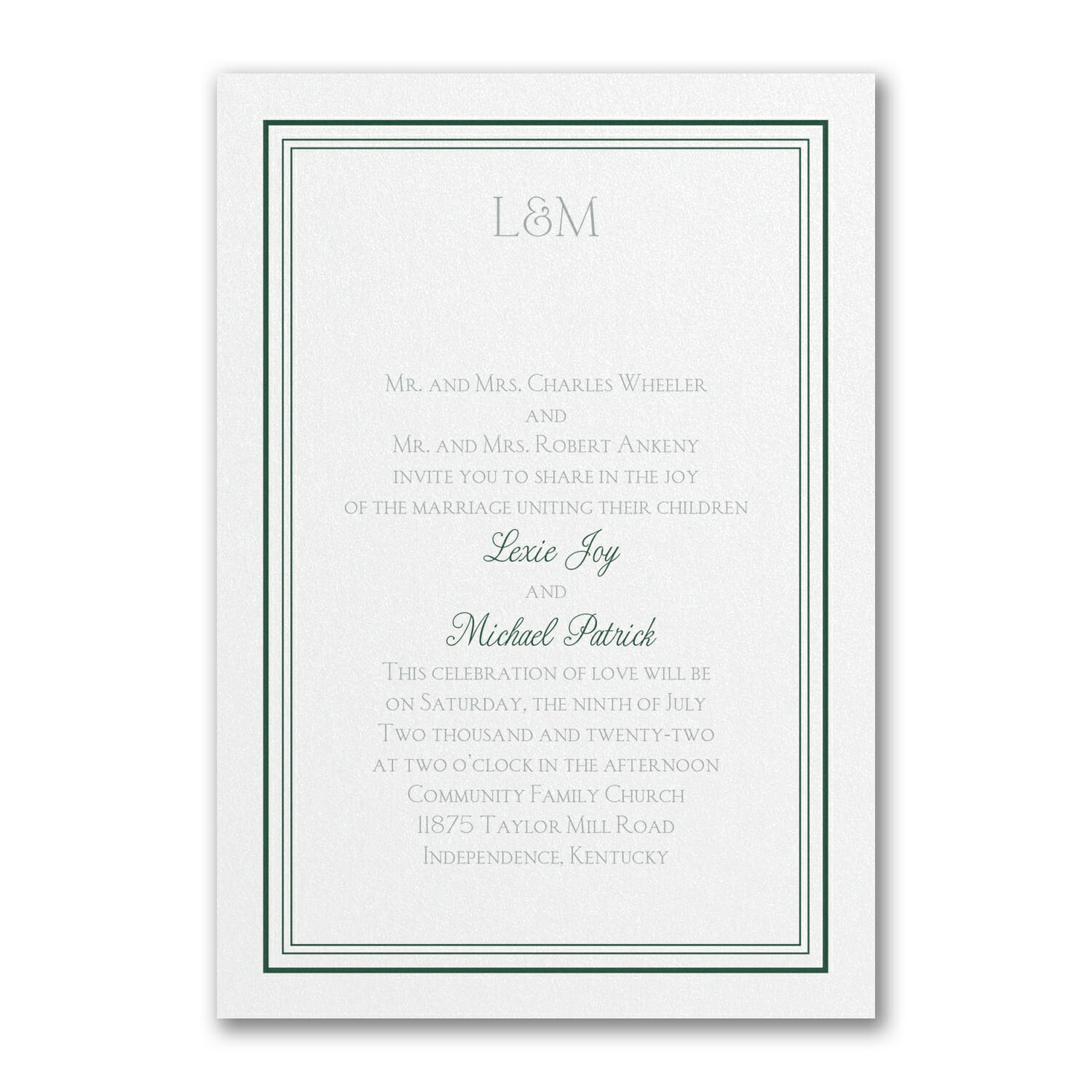Engagement Elegant Borders