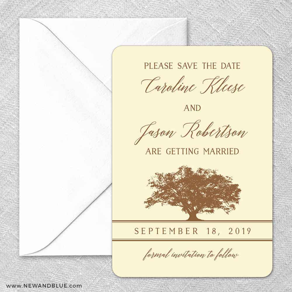 Oak Tree | Save the Date Magnets